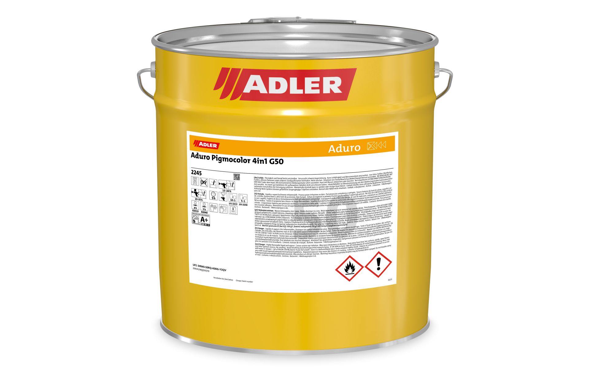 Aduro Pigmocolor 4in1, RAL 8022, G50, 1 kg | BAPRAL80225